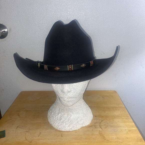 Accessories | Vintage Beaver Hat Company Custom Made Beaver Cowboy Hat ...